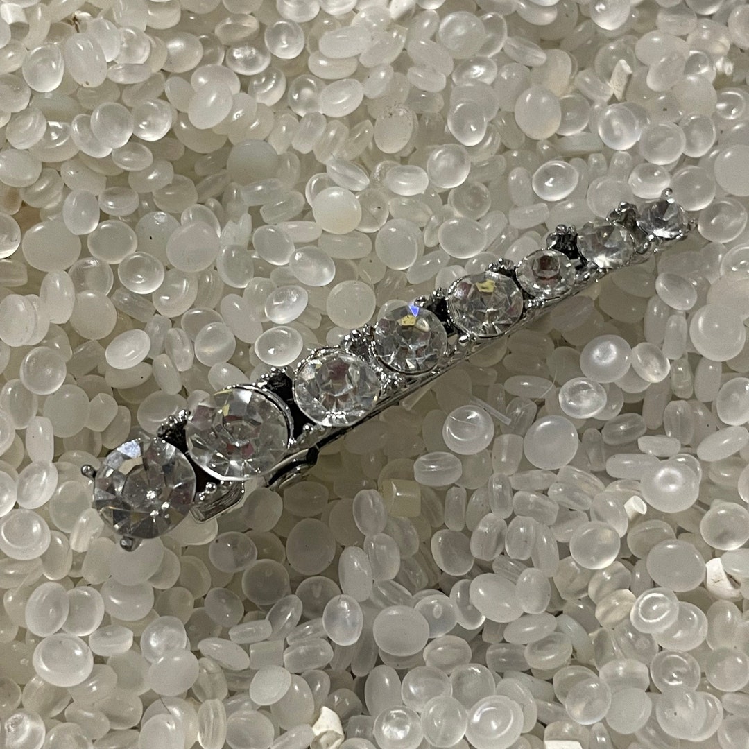 Vintage Barrette Beautiful, Large Clear Stones,rhinestones C11 - Etsy