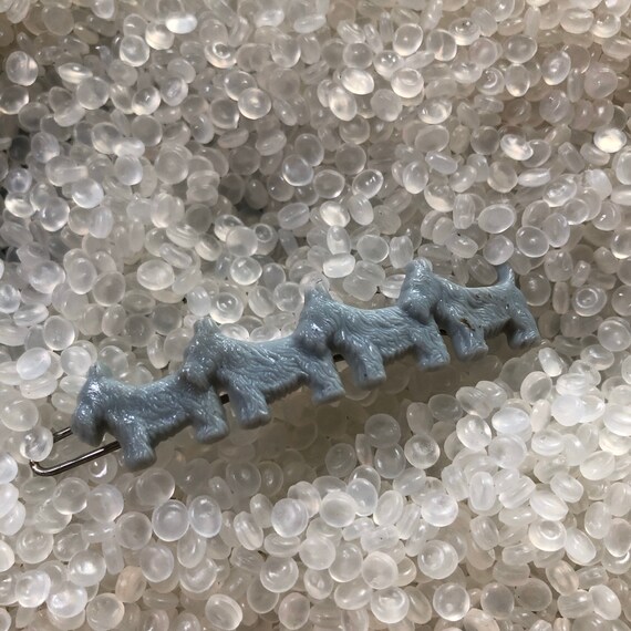 Scottie dogs, tiny blue dogs, blue scottie dogs, scot… - Gem