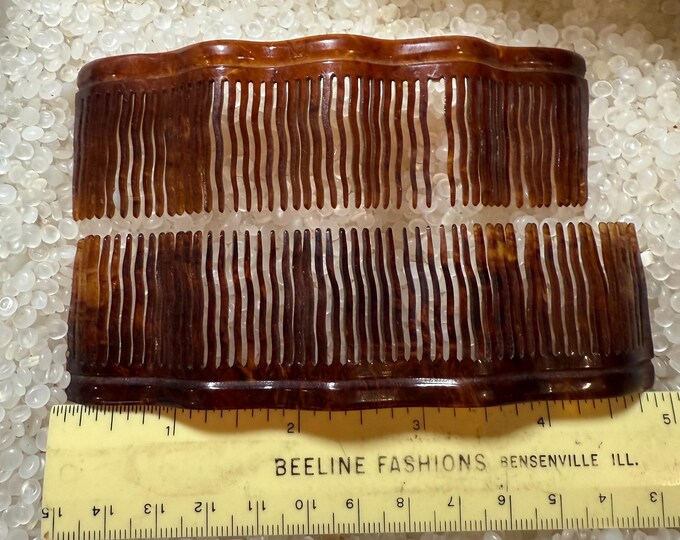 Vintage Hair Comb, Wave Making Comb, Slender Top Large , Gentle Wave ...