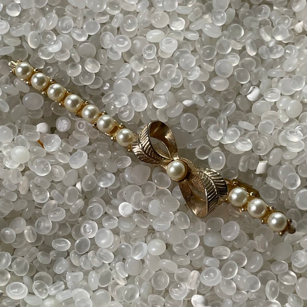 Pearl Barrette - Etsy