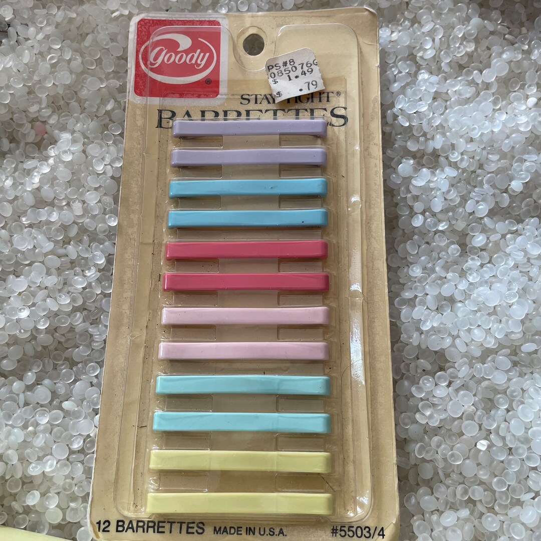 Vintage Hair Barrettes Original Package 1980s - Etsy