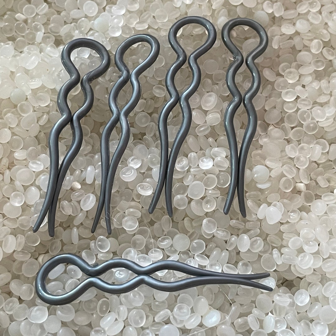 Vintage Hairpins,rare Color,gray Hairpins , Grey Hairpins, Chignon Pins ...