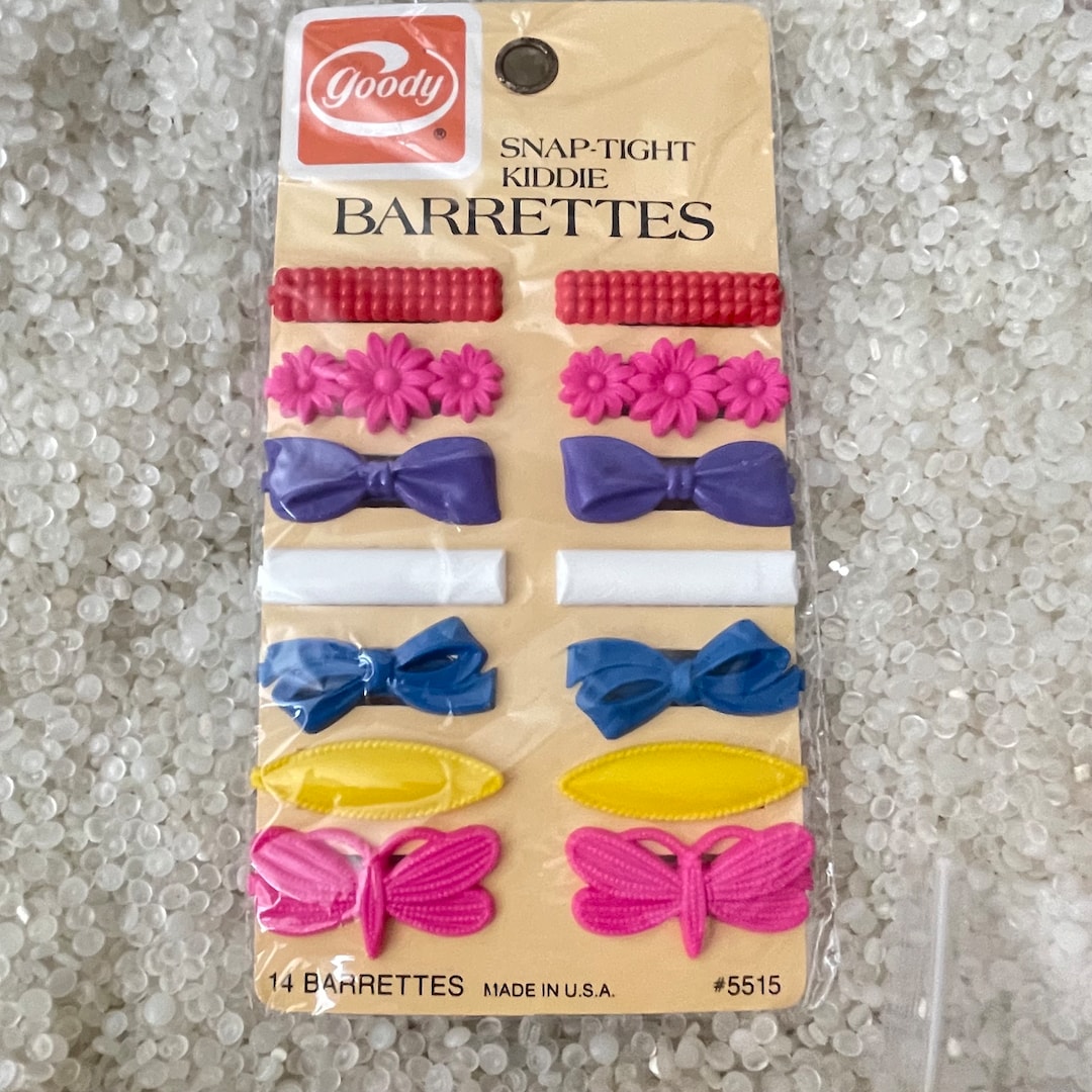 Goody Barrettes, Vintage Barrette, Set of Childs Barrette, Rare Still ...