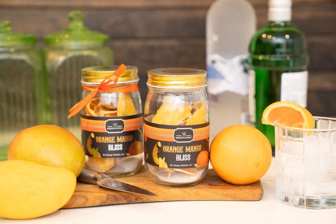 Orange Mango Cocktail Instant Infusion Jar, Alcohol Cocktail Infusion ...