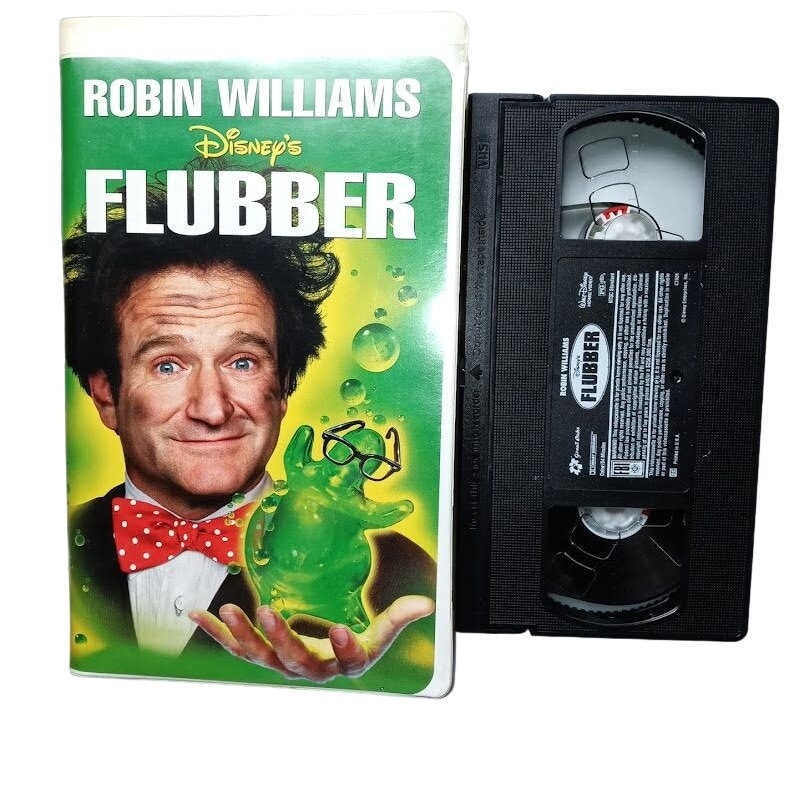 Disney Flubber VHS Children's Movie Rated PG Robin Williams - Etsy