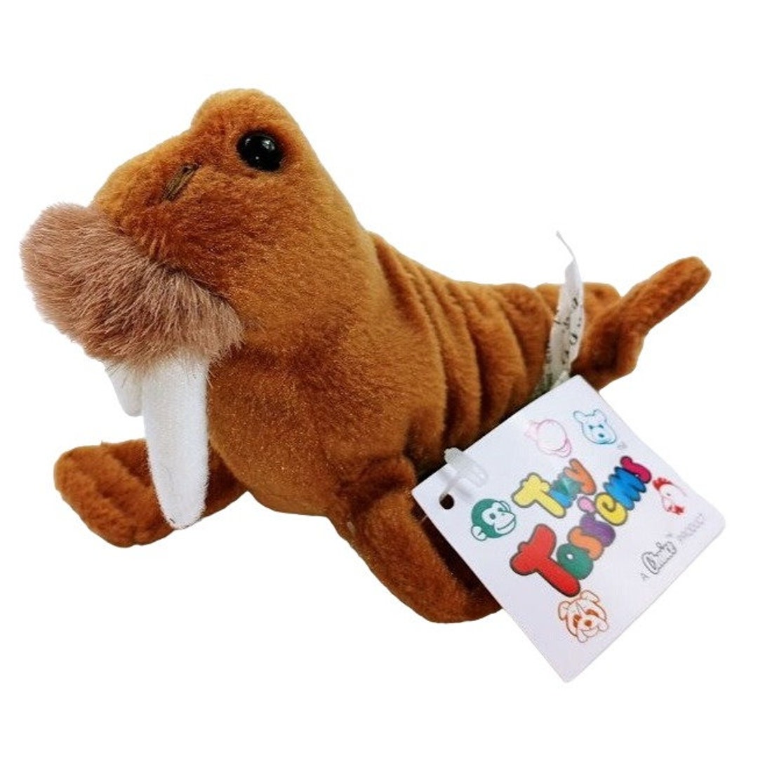 GANZ Tiny Toss'ems Waldo Walrus Bean Bag Plush 7 Ages 3 1996 NWT - Etsy