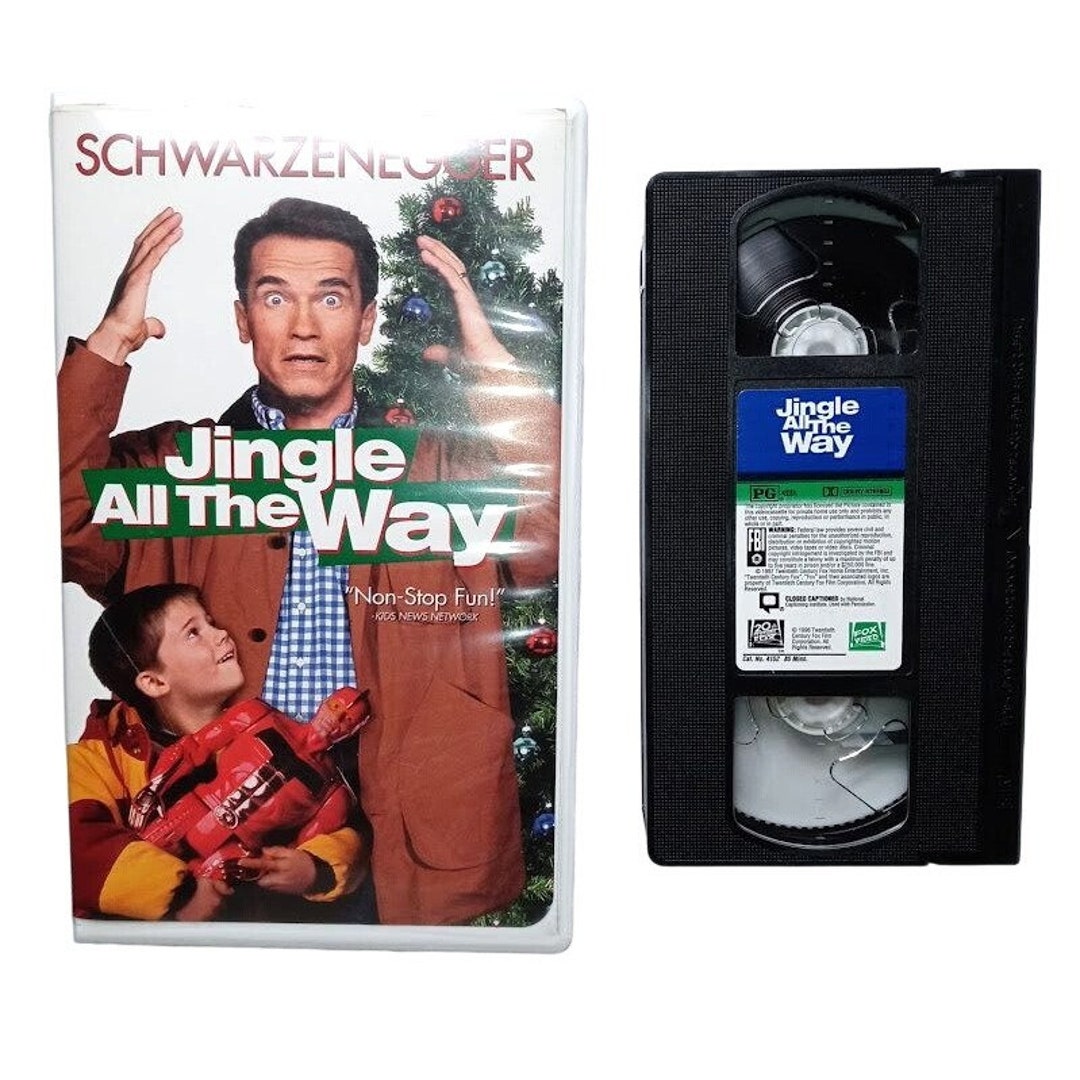 Jingle All the Way VHS Children's Family Movie Rated PG Arnold ...