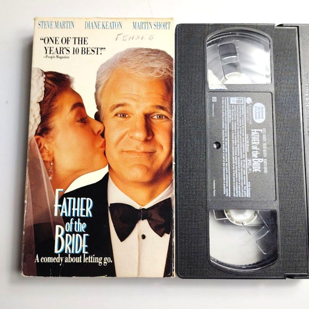Father of the Bride VHS Movie PG 1992 Comedy Steve Martin - Etsy