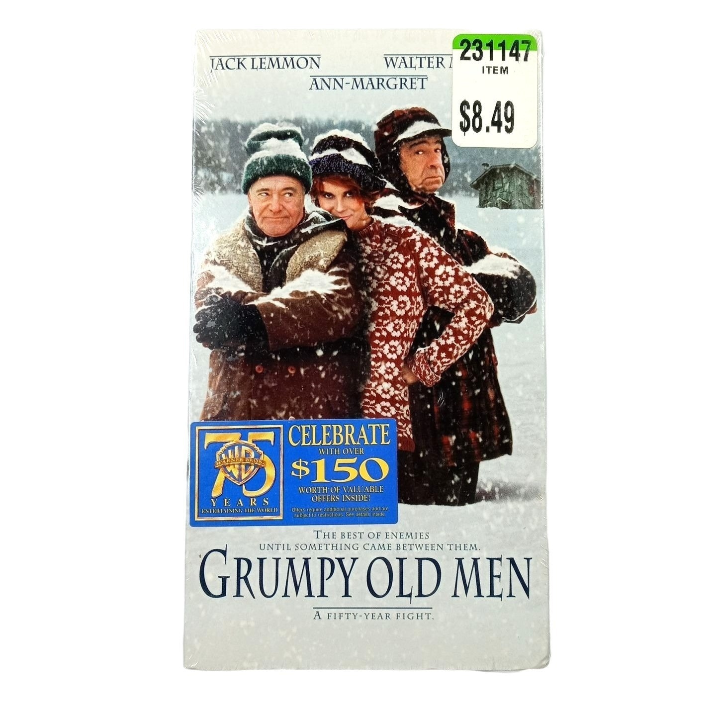 Grumpy Old Men Movie VHS New Sealed Jack Lemmon Walter Matthau Ann ...
