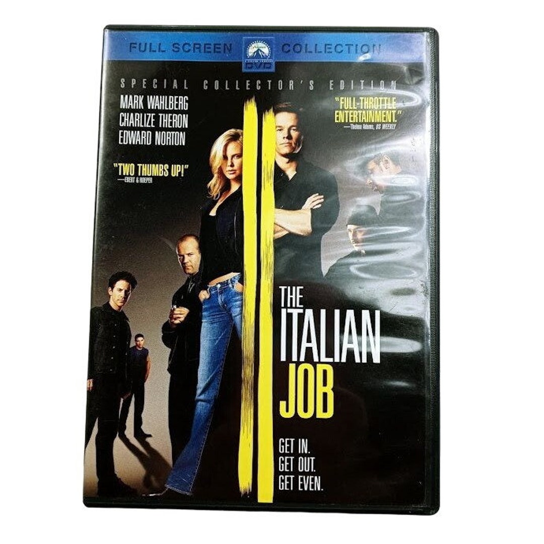 The Italian Job DVD Movie Mark Wahlberg UPC 097360569025 2003 Rated PG ...