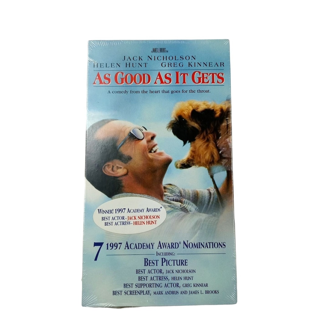 As Good as It Gets 1997 Movie New VHS Jack Nicholson Helen Hunt Greg ...