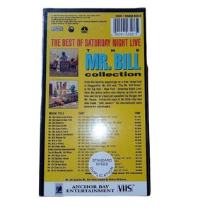 The Best of Saturday Night Live Mr. Bill Collection SNL Sluggo VHS 1993 ...
