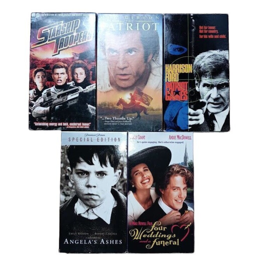 Lot 5 VHS Movies Drama Action R - Etsy