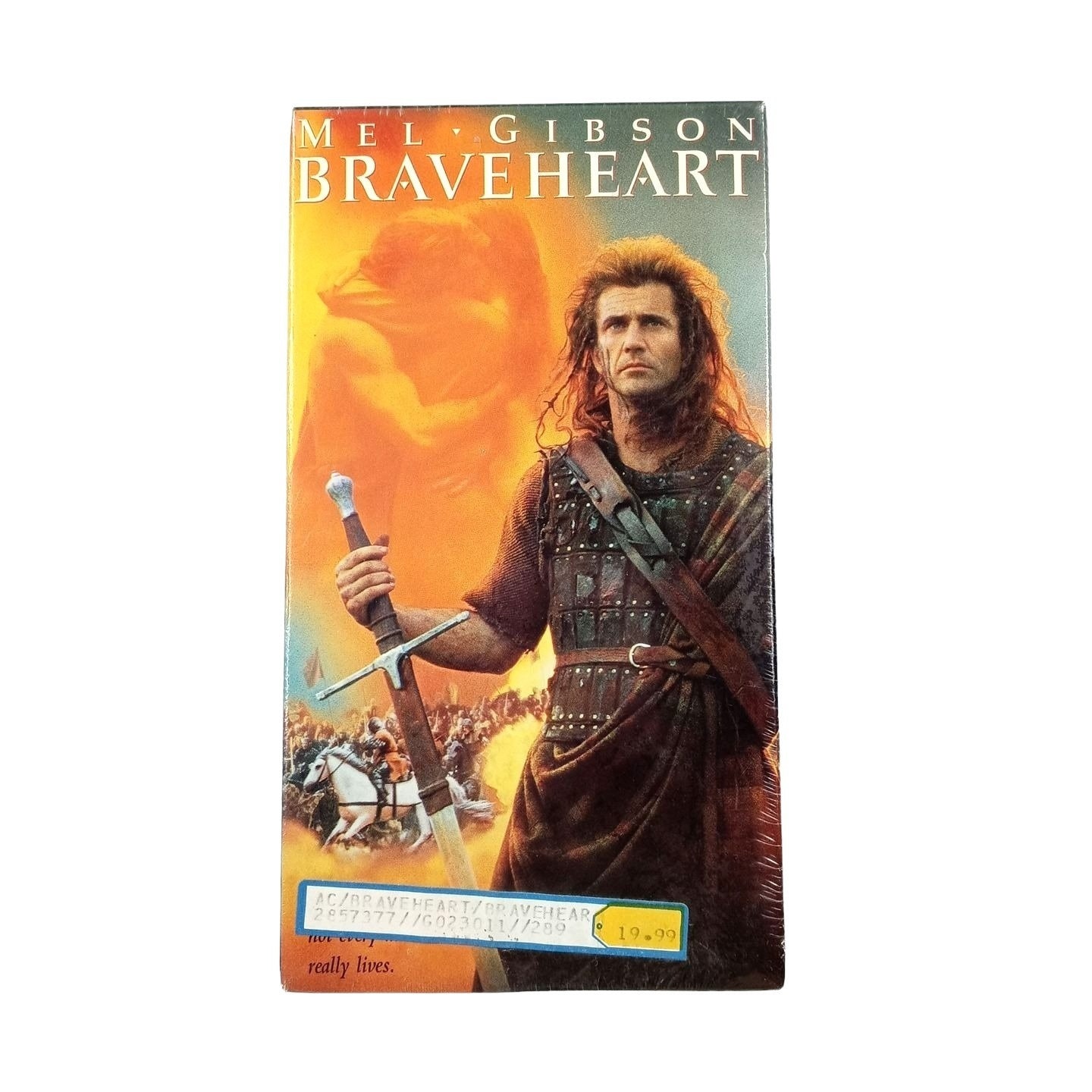 Braveheart Movie VHS New Sealed Mel Gibson Sophie Marceau - Etsy