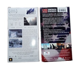 2 World Trade Center 9/11 WTC VHS Movies NR First 24 Hours American ...