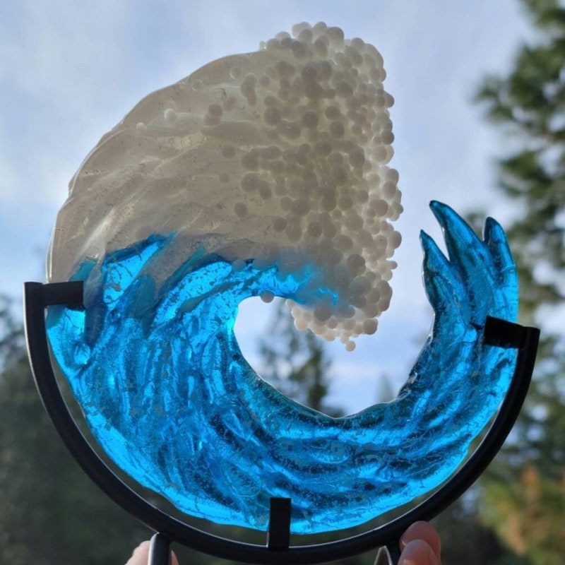 Ocean Wave Glass - Etsy