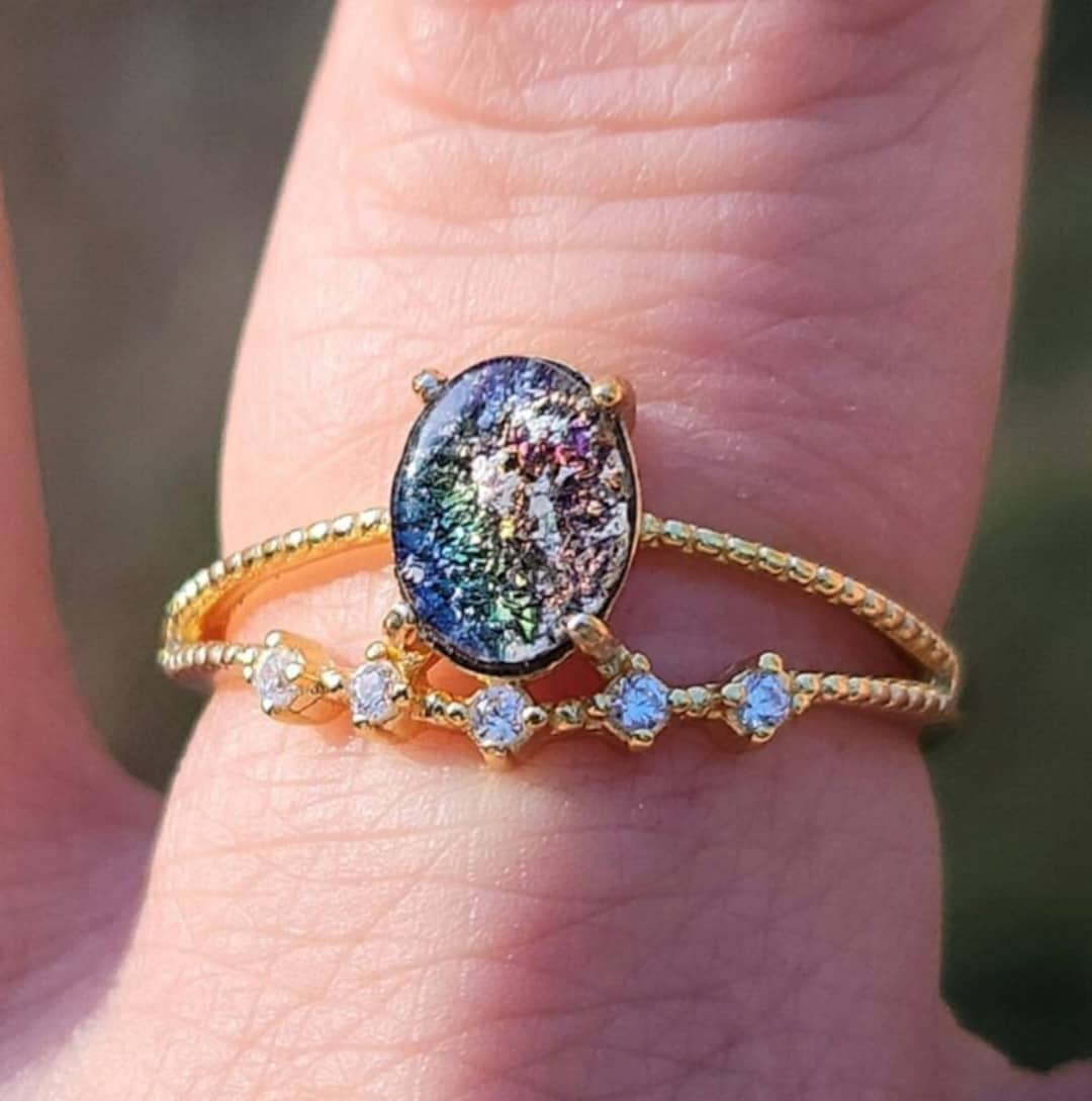 NEW 14k White or Yellow Gold Cremation Ring for Ashes Mossianite ...