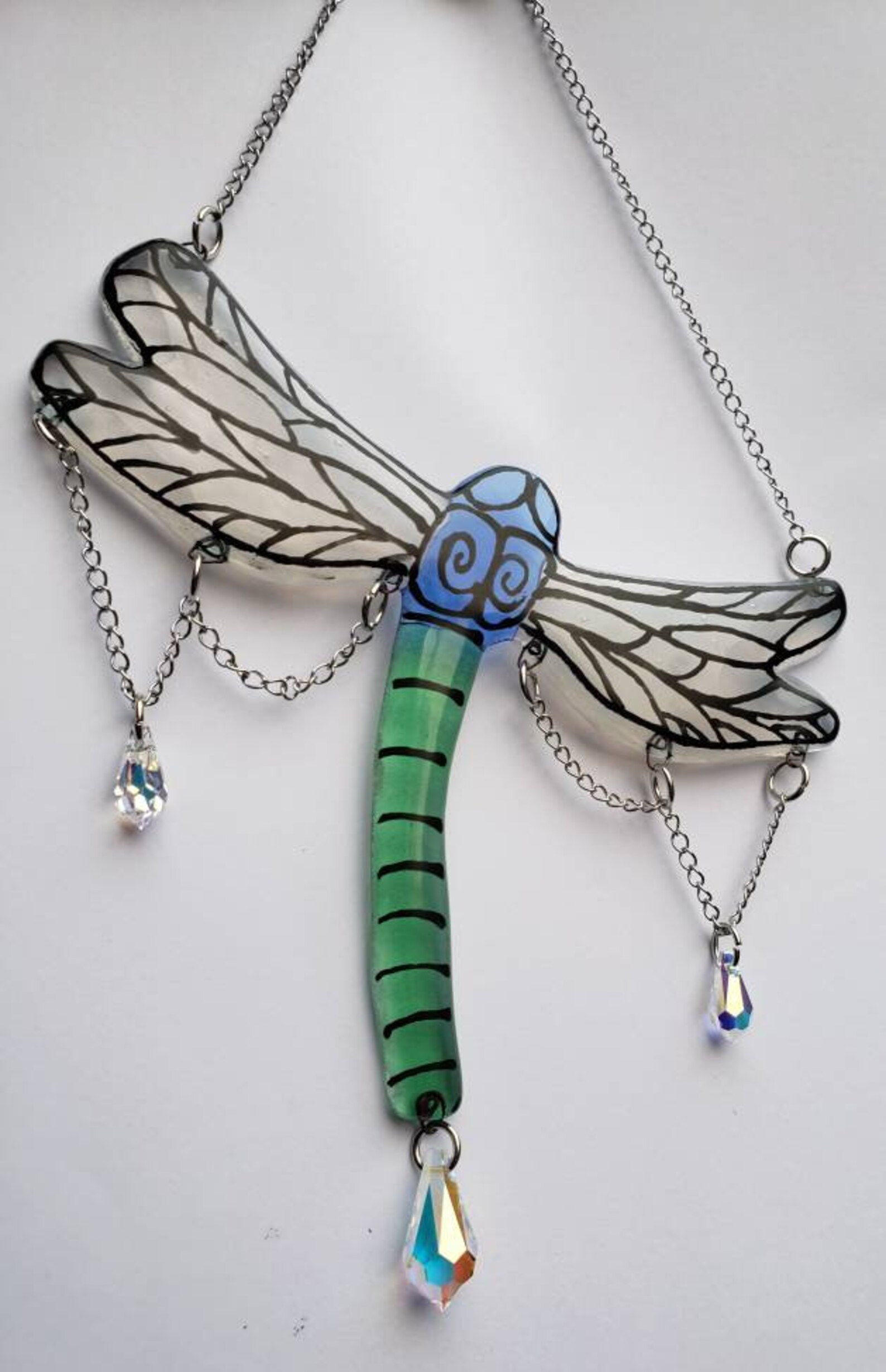 Handmade Glass Dragonfly Cremation Urn Sun Catchers Ashes in | Etsy