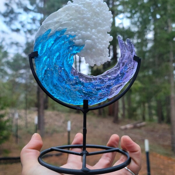 Glass Wave Sculpture - Etsy