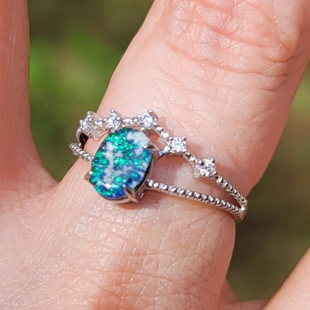 NEW Princess Crown 14k Gold Cremation Ring for Ashes Mossianite Diamond ...