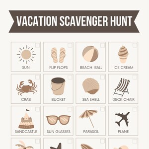 Scavenger Hunt Activities Pack - Etsy