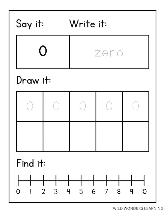 Number 0 10 Worksheets [2026]