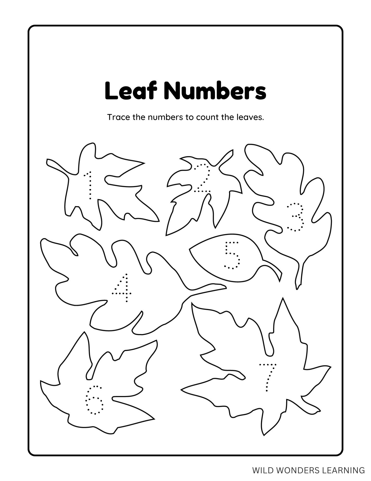 Fall Preschool Activity Pack - Etsy