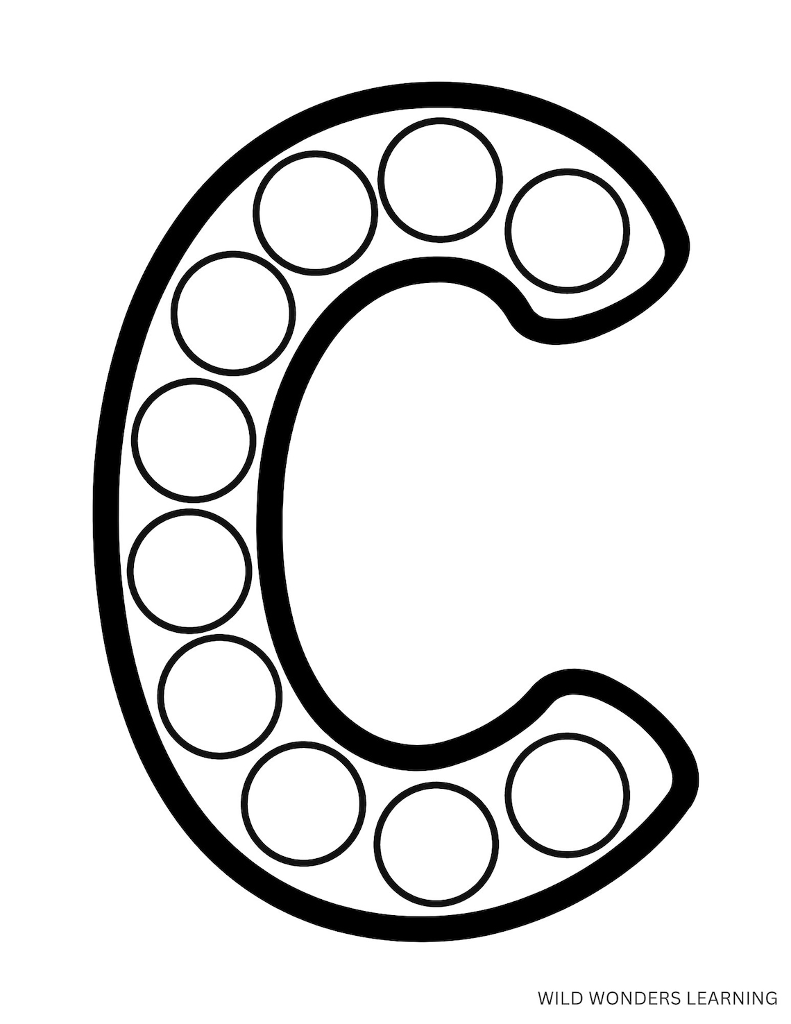 Alphabet Dot Marker Pages - Etsy