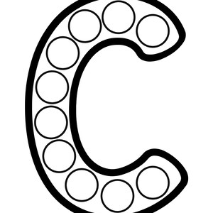 Alphabet Dot Marker Pages - Etsy