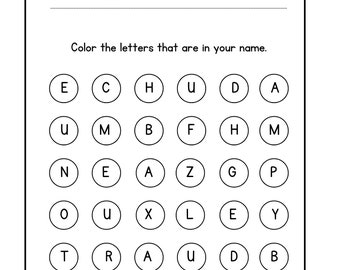 Letters in My Name - Etsy