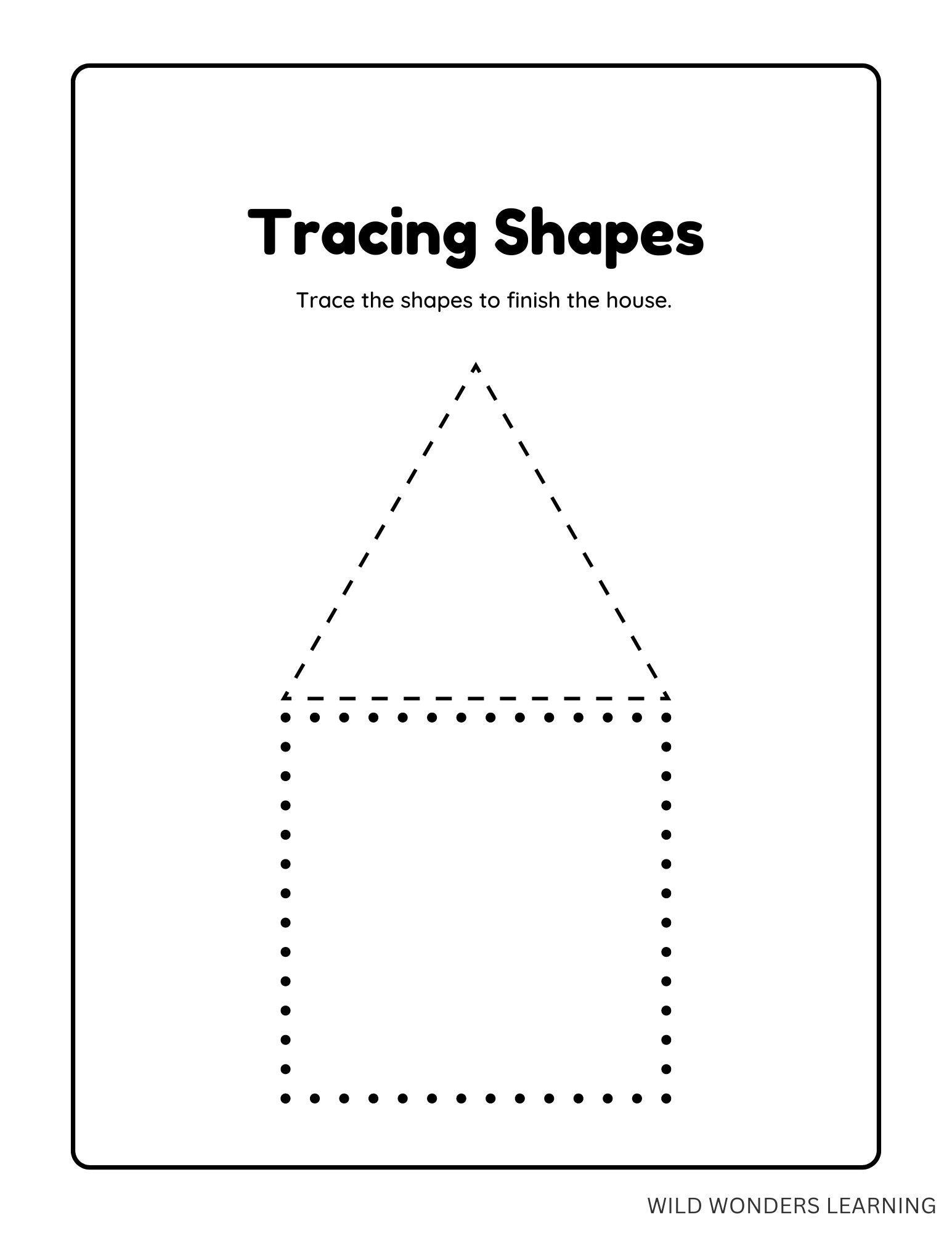 Shapes Activity Pack - Etsy