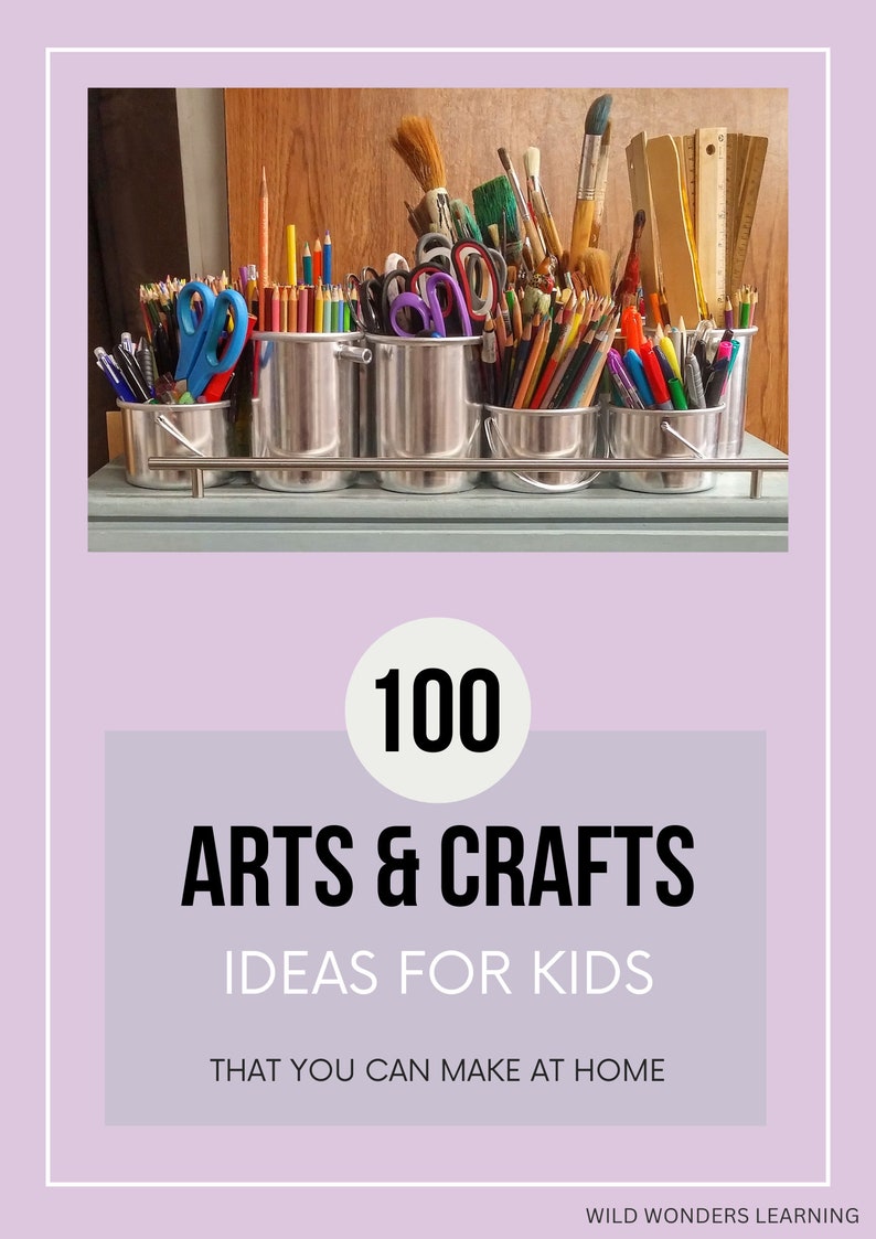 100 Arts and Crafts Ideas for Kids - Etsy