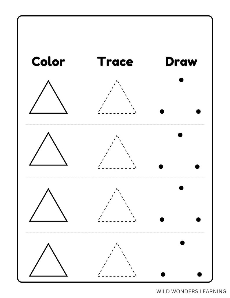 Shapes Activity Pack - Etsy