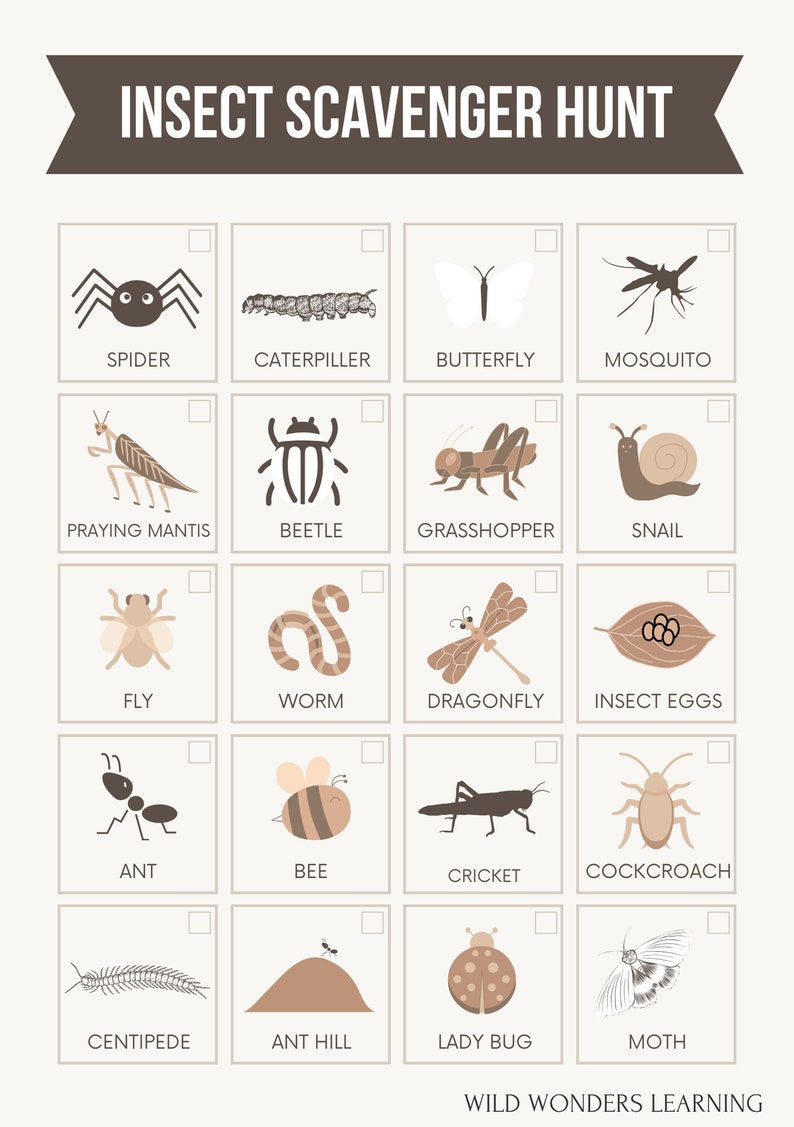 Scavenger Hunt Activities Pack - Etsy