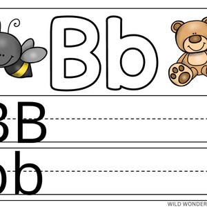 Letter Tracing and Writing - Etsy