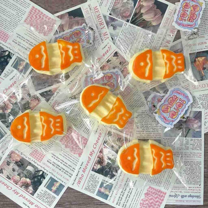 Squishy Toy Taiyaki Shape – Cute Kawaii Stress Relief, Slow Rising ...