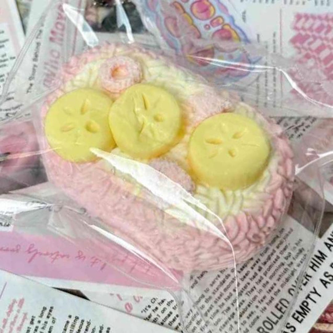 Squishy Toy Banana Rice Ball Shape - Cute Kawaii Stress Relief, Slow ...
