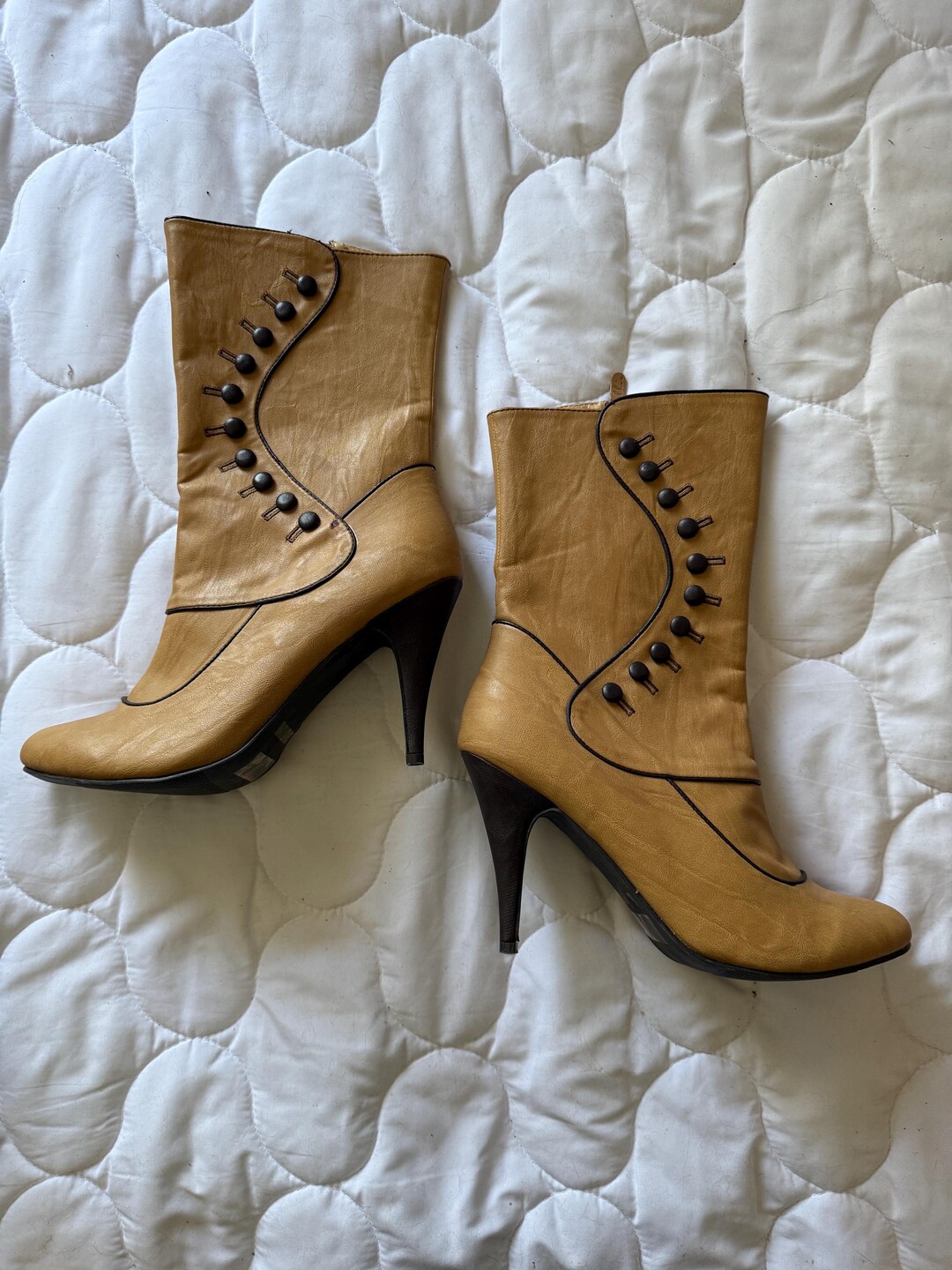 Victorian Inspired Button Boots - Etsy