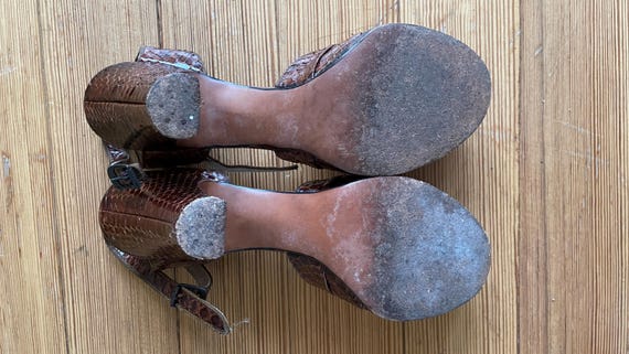 1940s Stunning, True Vintage, Rare Shoes - Gem