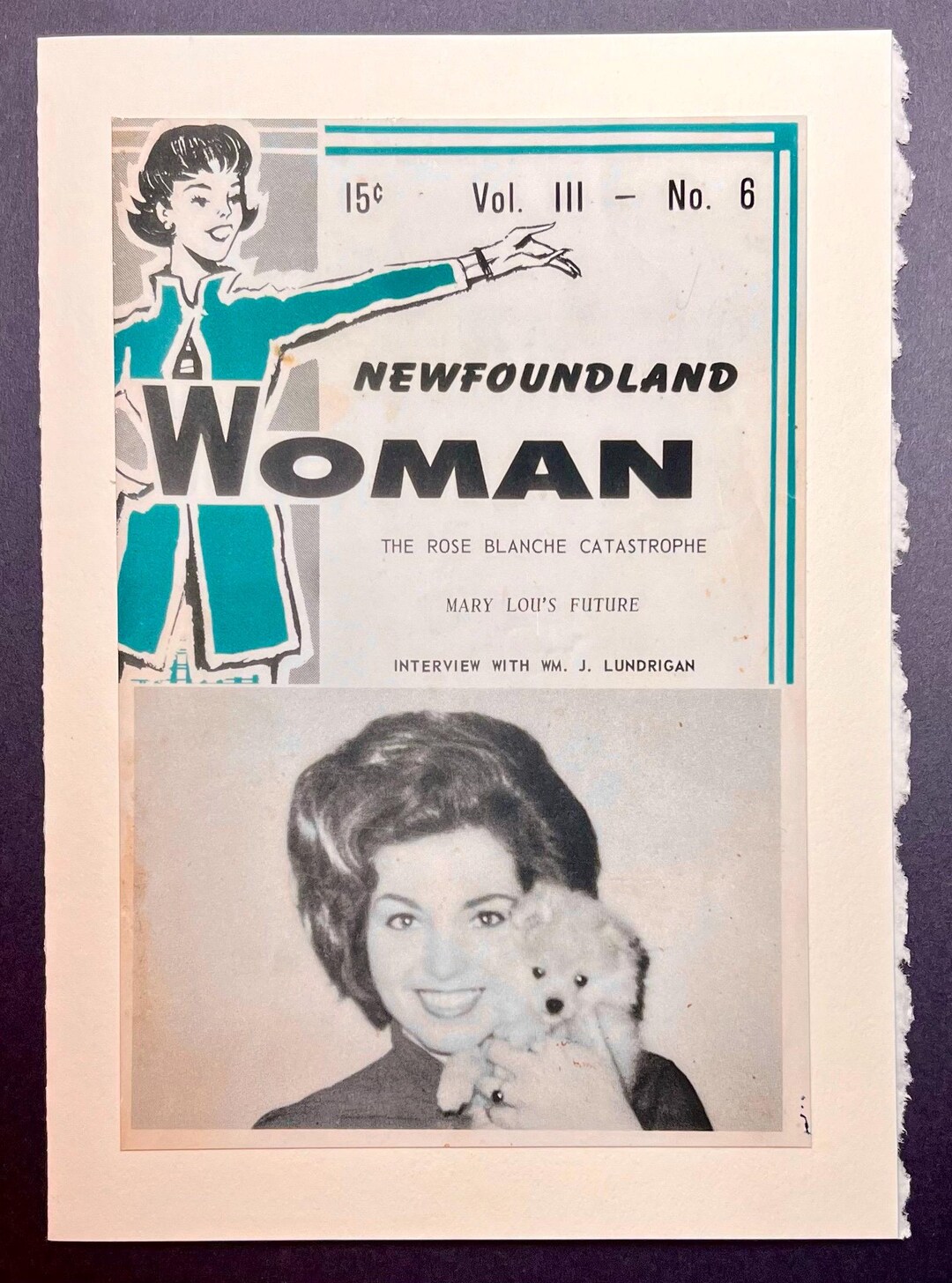 Newfoundland Woman, Vintage Magazine Cover, St. Johns, Newfoundland ...