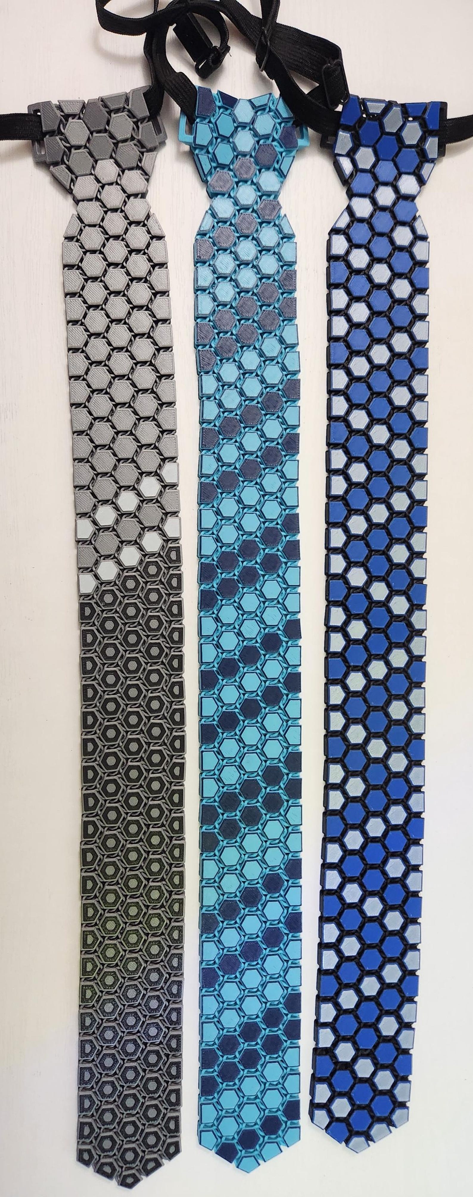 3D Printed Fabric Tie, Custom Made Just for You. - Etsy