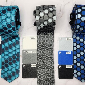 3D Printed Fabric Tie, Custom Made Just for You. - Etsy