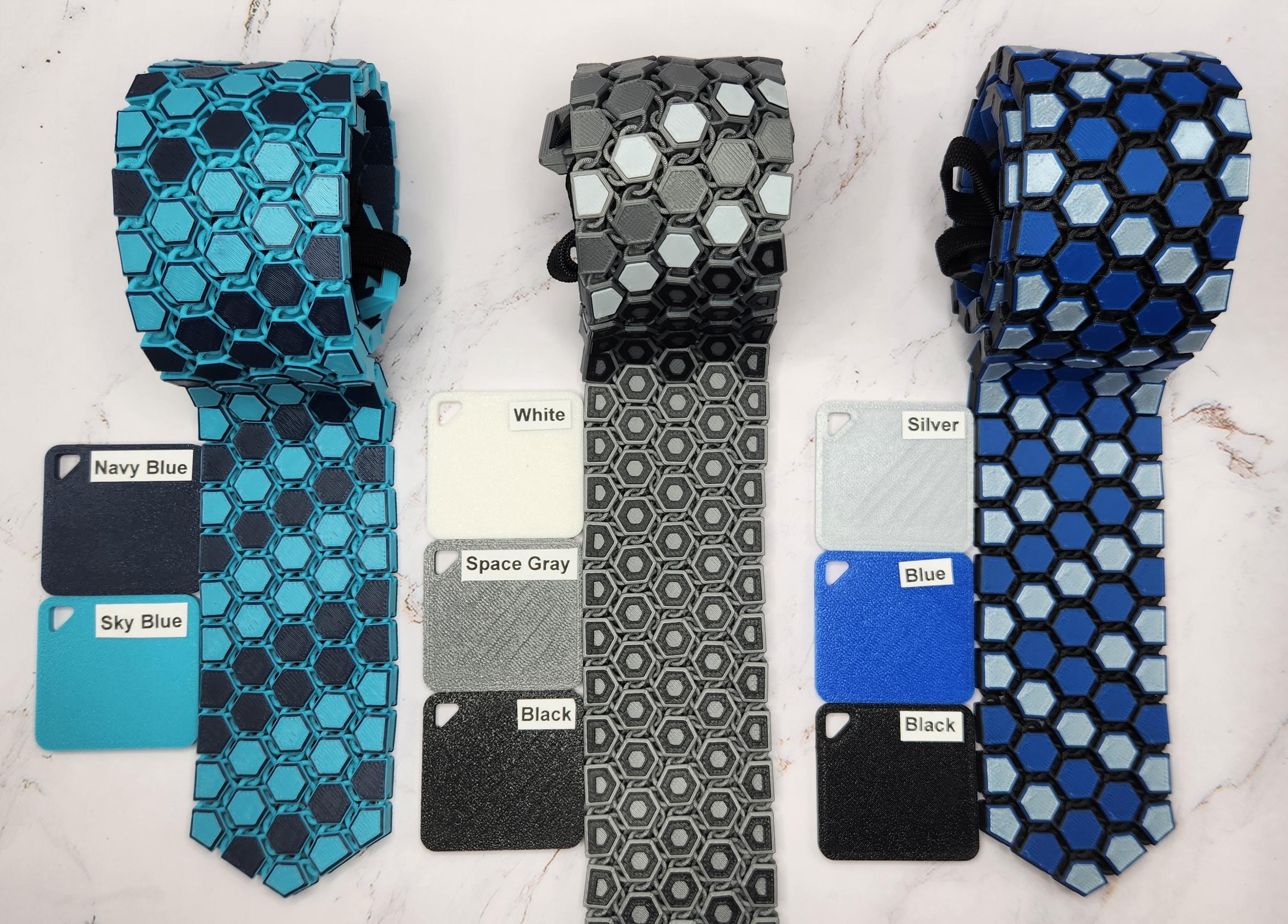 3D Printed Fabric Tie, Custom Made Just for You. - Etsy