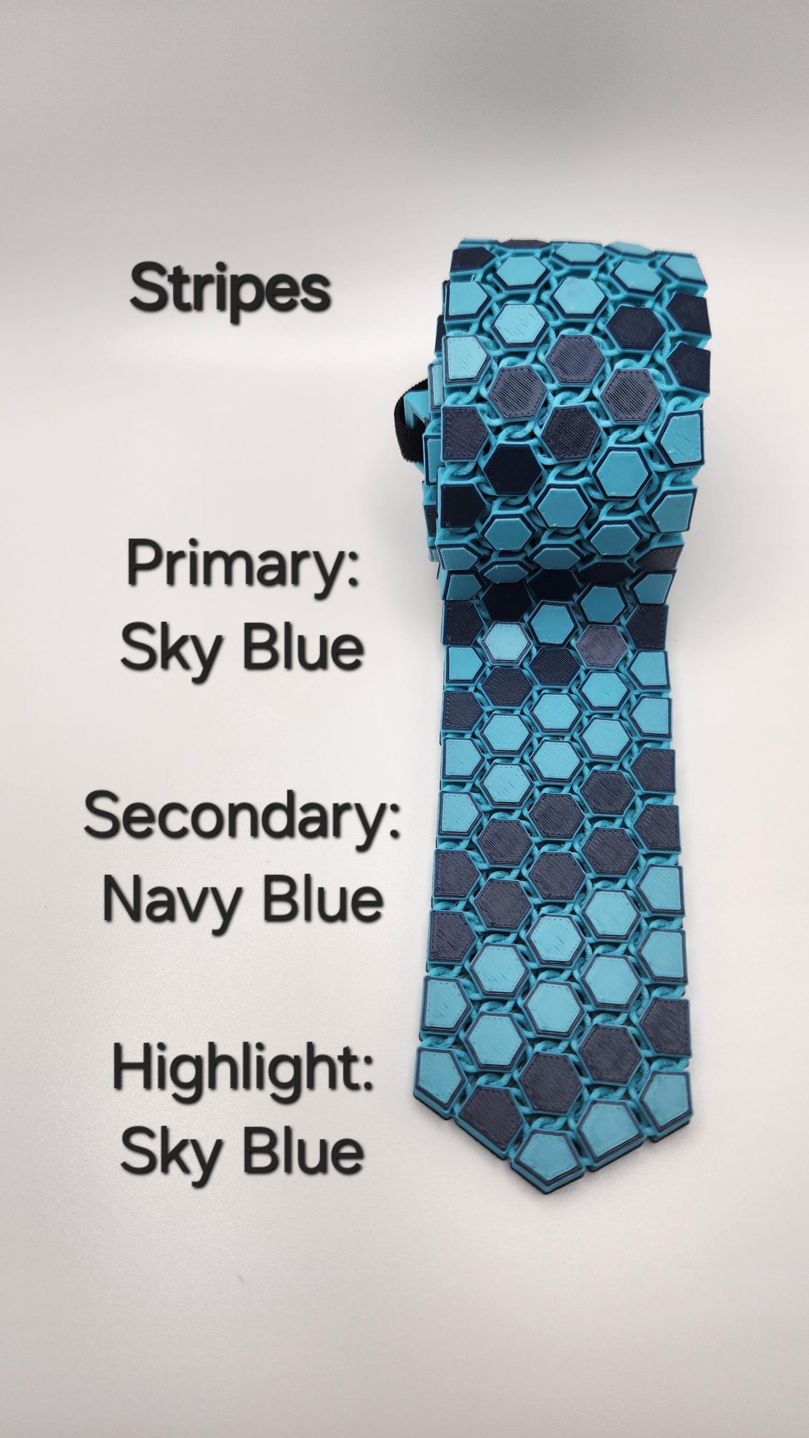 3D Printed Fabric Tie, Custom Made Just for You. - Etsy
