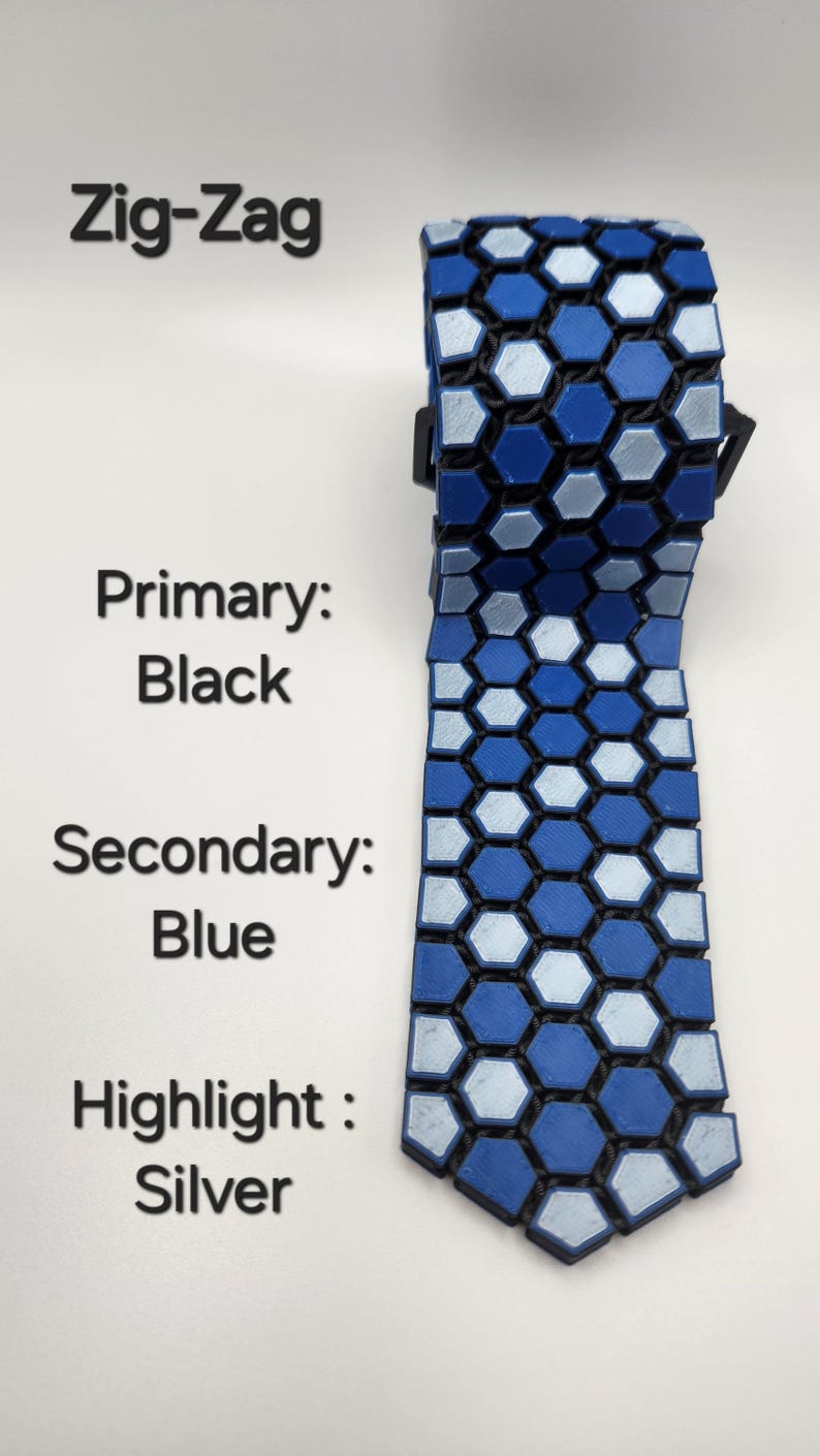 3D Printed Fabric Tie, Custom Made Just for You. - Etsy