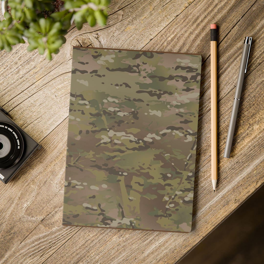 Multicam Camo Journal | Softcover Notebook, Tactical Camouflage Pattern ...
