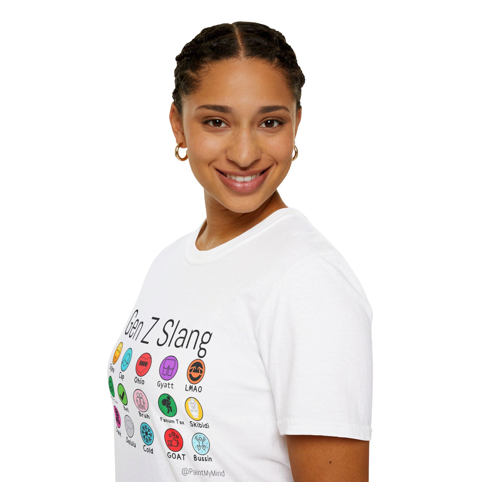 Gen Z Slang T-shirt,gen Alpha Slang T-shirt,modern Generation T-shirt ...