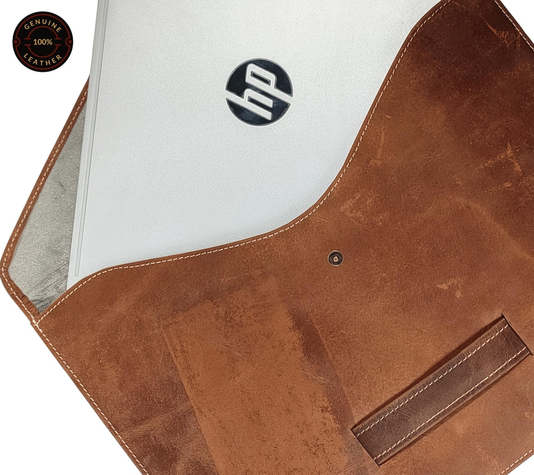 Soft Brown Leather Laptop Sleeve,macbook Sleeve, Slim Sleeve, Laptop ...