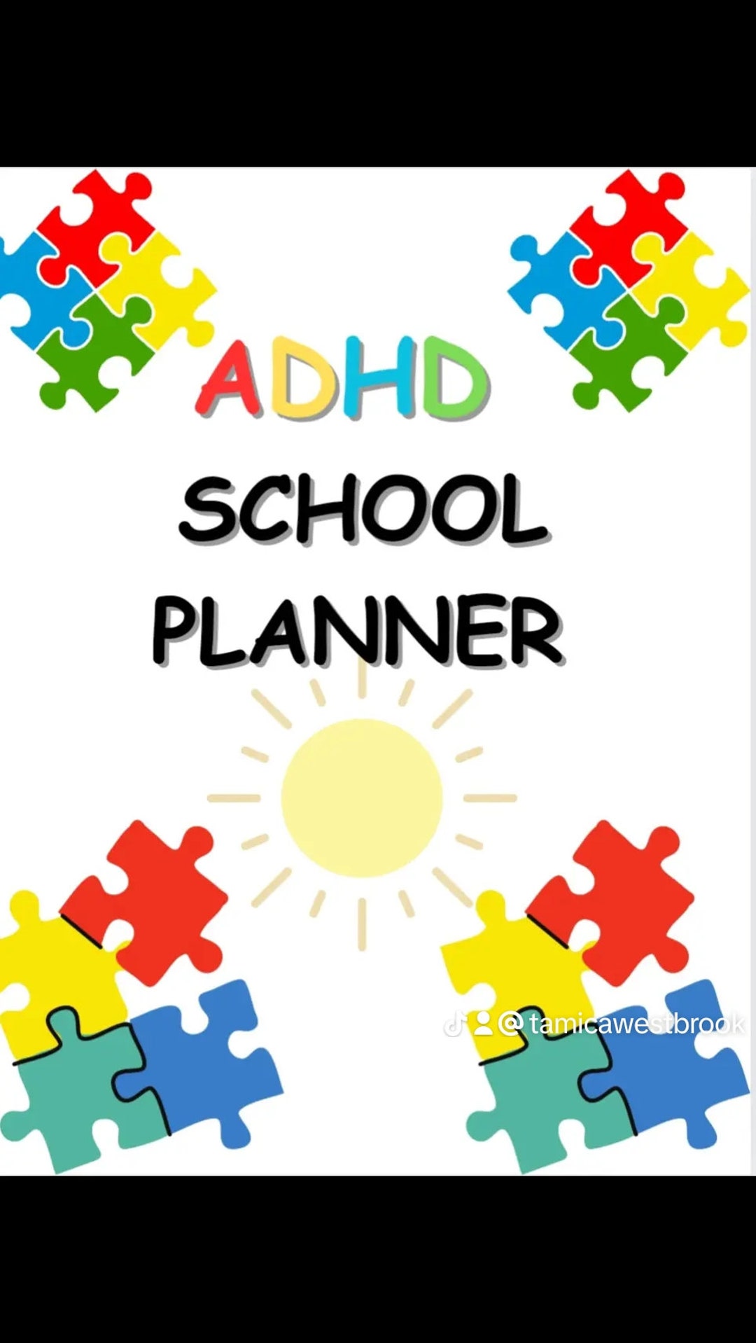 ADHD School Planner - Etsy