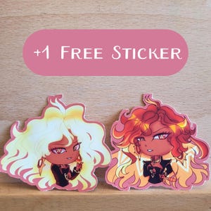 Genshin Impact Stickers | Kinich Mualani Kachina Mavuika Sticker - Etsy